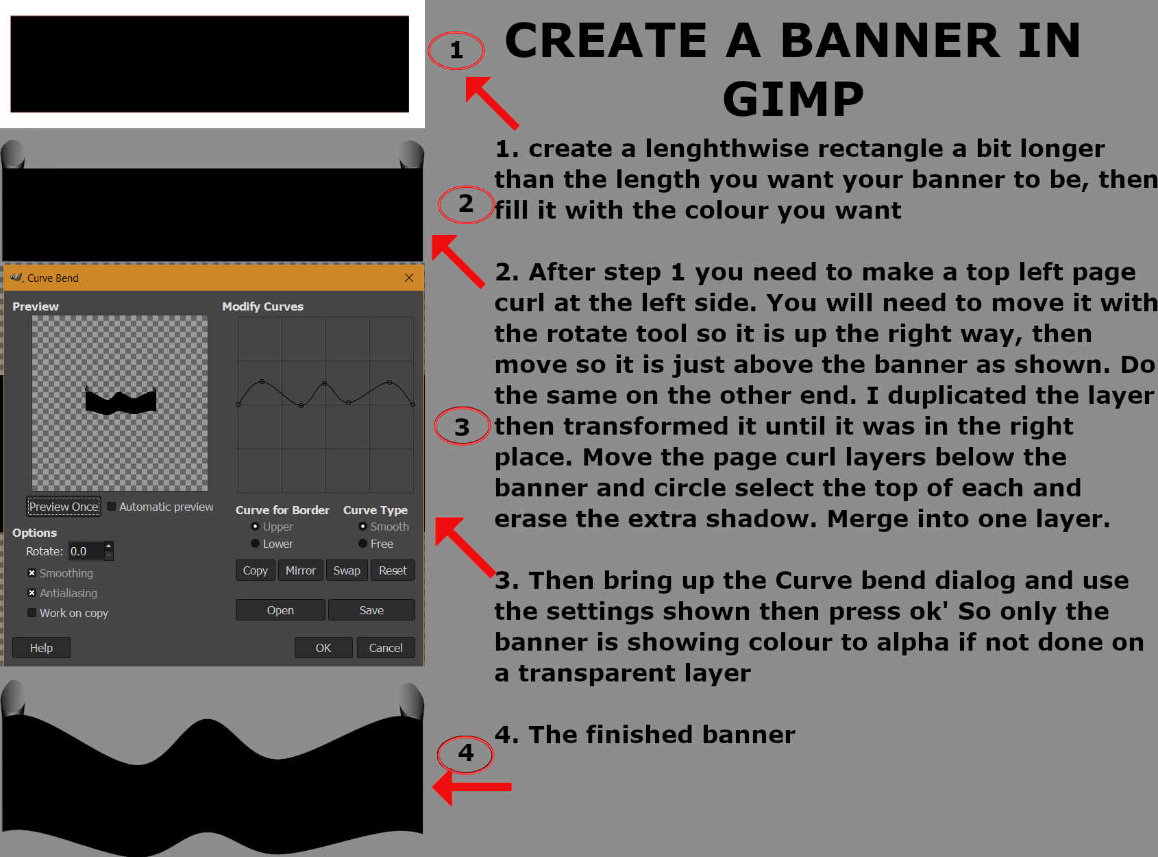 Make a Banner in Gimp? • GIMP Chat